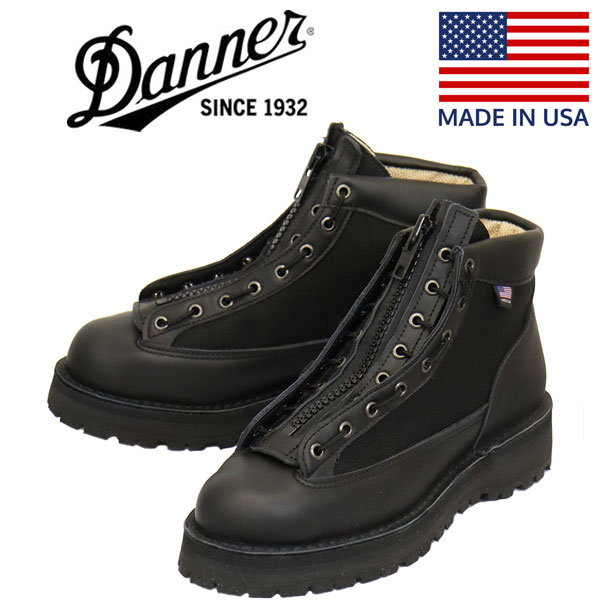 正規取扱店 DANNER (ダナー) 30427 Danner Light Stack ダナーライト スタック レザーブーツ Black ...