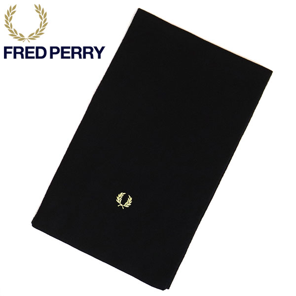 正規取扱店 FRED PERRY (フレッドペリー) C8140 CLASSIC MERINO WOOL SCARF クラシックメリノウール ...