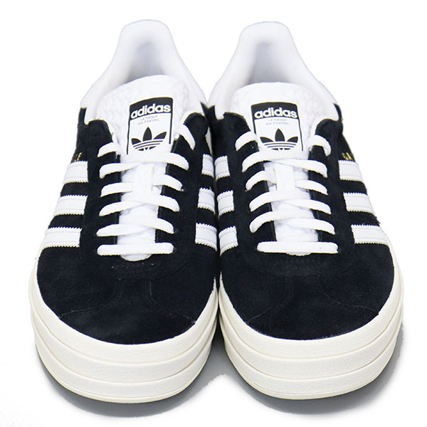 adidas (アディダス) HQ6912 GAZELLE BOLD W ガゼル ボールド レディース スニーカー コアブラックxフットウェア ...