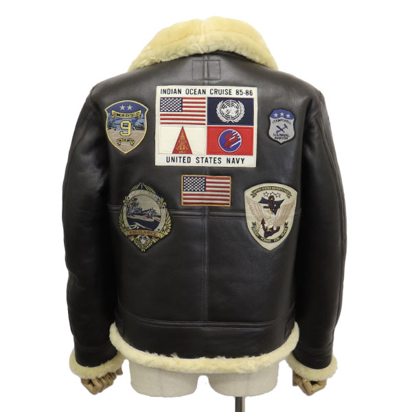正規取扱店 AVIREX (アヴィレックス) 6111040 B-3 TOP GUN トップガン レザージャケット 55BROWN 通販 THREE WOOD WEB 本店