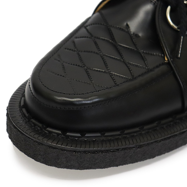 正規取扱店 GEORGE COX (ジョージコックス) HAMILTON DACE IVC ラバーソール レザーシューズ 040 BLACK ...