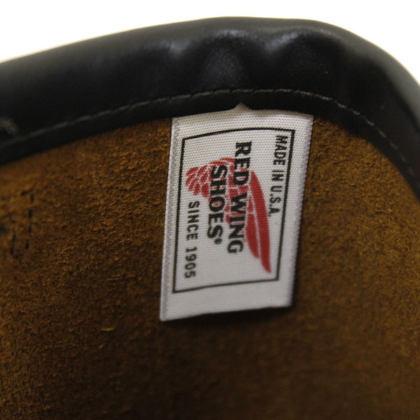 正規取扱店 RED WING(レッドウィング) 9268 Engineer Boots(エンジニアブーツ) ブラック・クロンダイク 茶芯