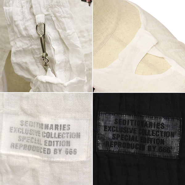 正規取扱店 SEDITIONARIES by 666 (セディショナリーズ) STM0005 MUSLIN TOP L/S DESTROY ム ...