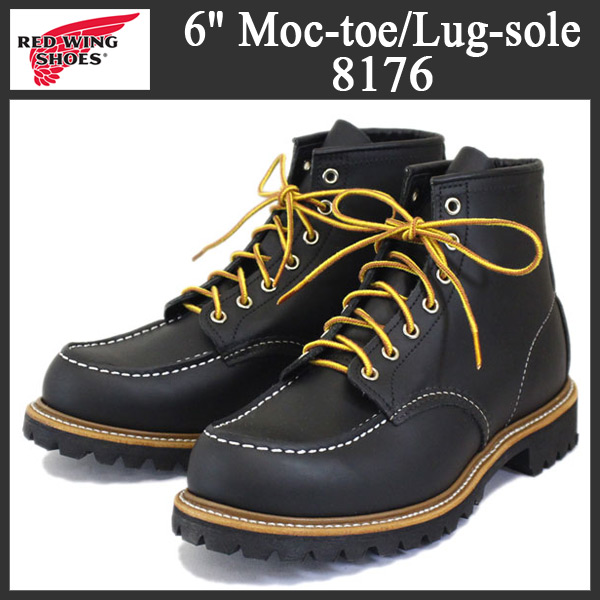 REDWING (レッドウィング) 8176 Classic Work 6inch Moc-toe/Lug-sole (クラシックワーク6 ...