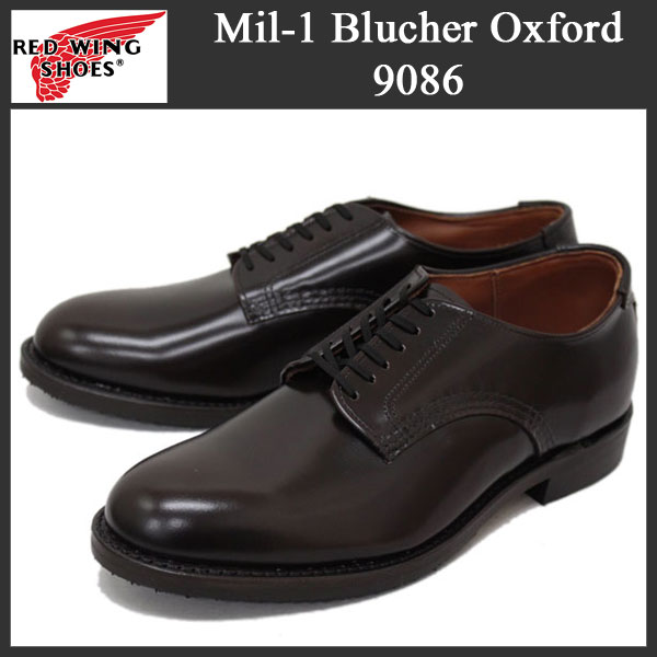 RED WING (レッドウィング) 9086 Mil-1 Blucher Oxford (ミルワンブルーチャーオックスフォード) プレーン ...