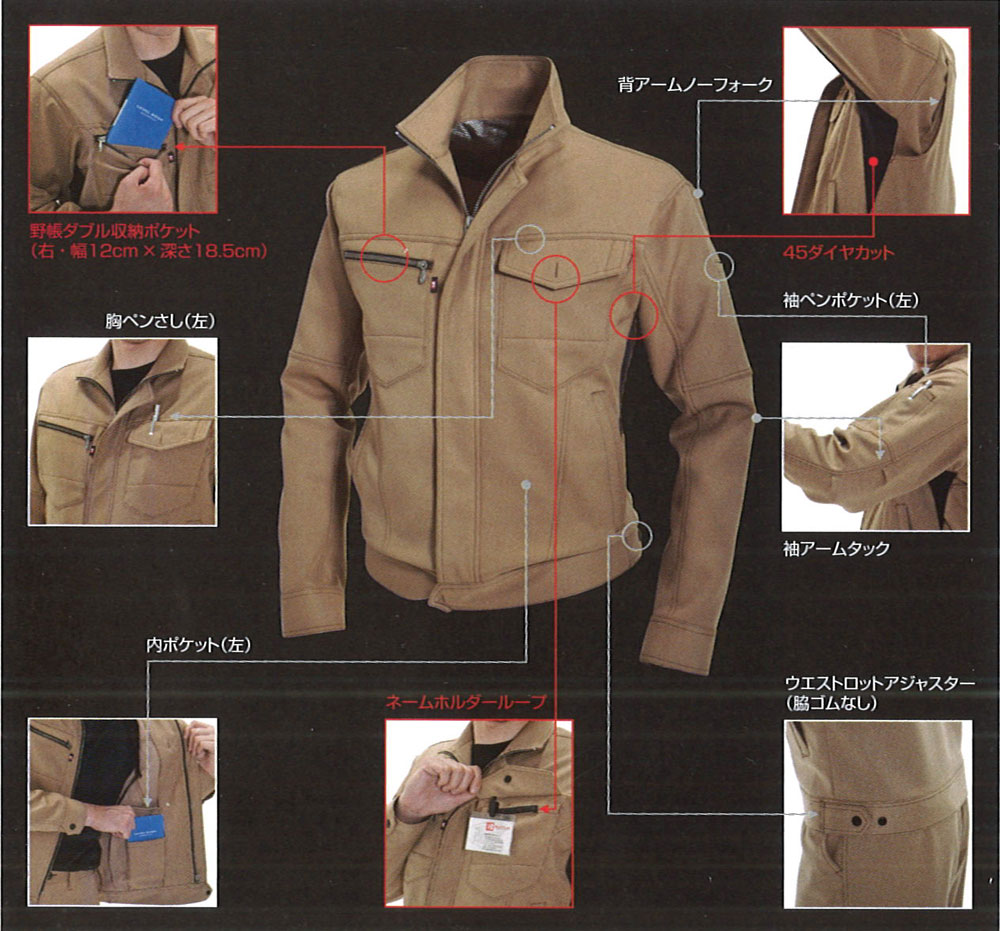 BURTLE（バートル） 7081 ジャケット