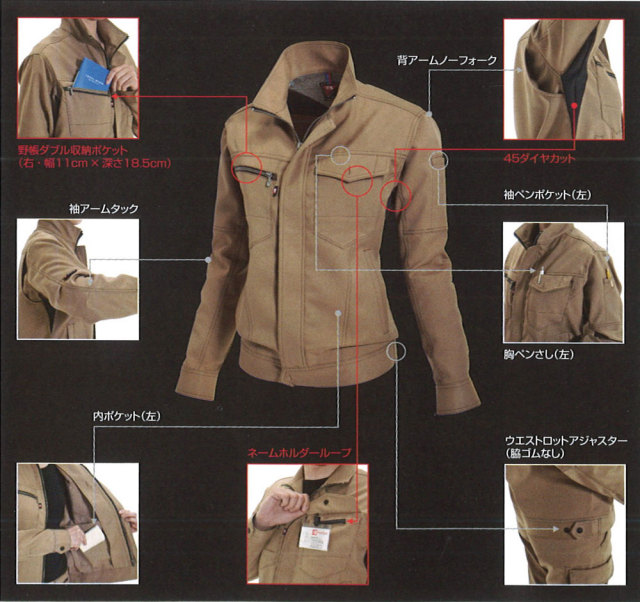 BURTLE（バートル） 7088 レディースジャケット 女性専用ジャケット