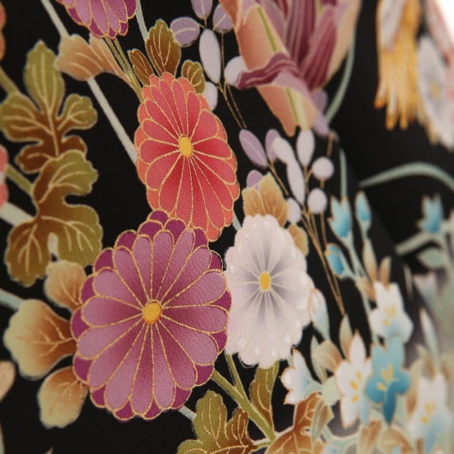 mito_303 N-292 慶翔鶴に花の香 フリー 留袖レンタルのマイセレクト