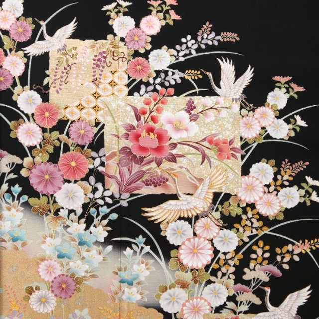 mito_303 N-292 慶翔鶴に花の香 フリー 留袖レンタルのマイセレクト