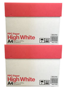 A4 コピー用紙・プリンタ用紙 / ハイホワイト （PPC Paper High White） ＜2,500枚×2箱＞
