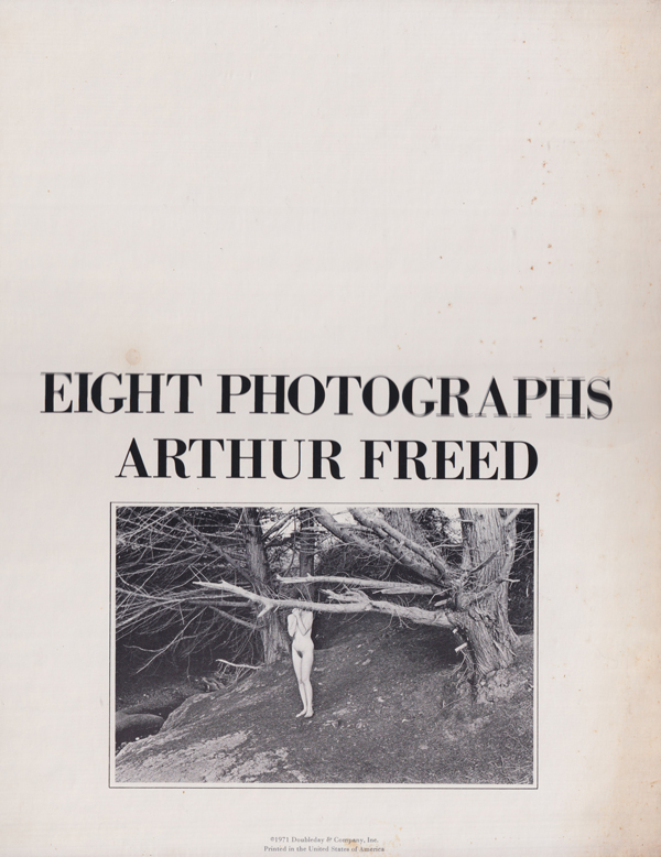 古書古本 Totodo: Eight Photographs: Arthur Freed（アーサー・フリード. Doubleday & Co ...