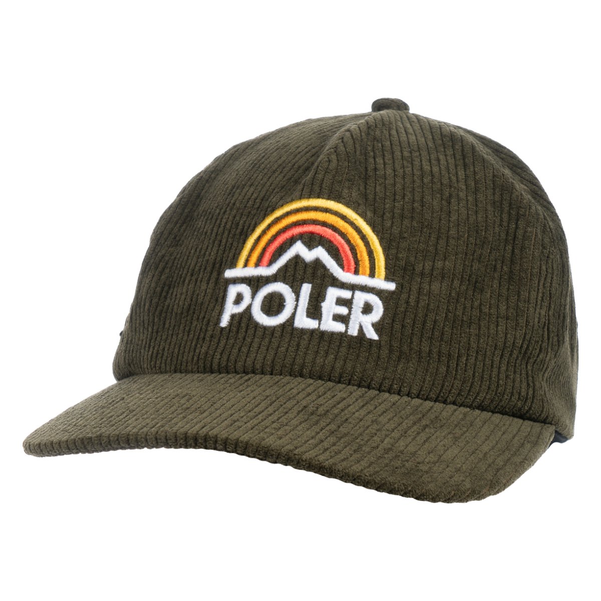 POLeR OUTDOOR STUFF(ポーラーアウトドアスタッフ) / スナップバックキャップ / MTN RAINBOW HAT - OLIVE