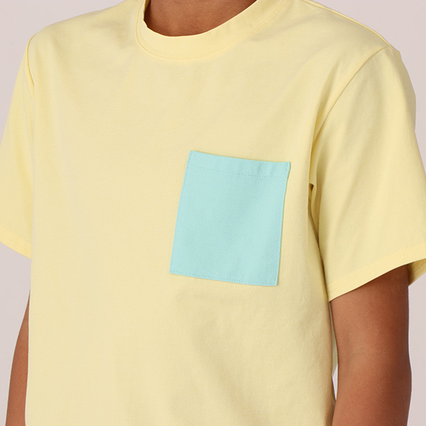 FOOTMARK NATURALキッズ半袖プルオーバーTシャツ（バックプリント）3100320