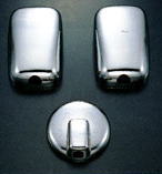 マツダタイタン（H7.5～H12.5） 標準車用メッキミラーカバーセット 170Φ トラックアート歌麿