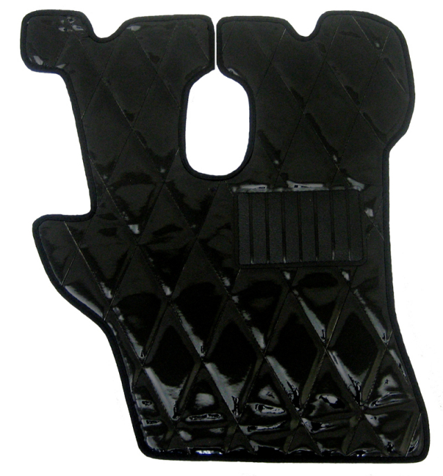 ファンキーキルトフロアマット 【軽トラック用】運転席・助手席セット トラックアート歌麿