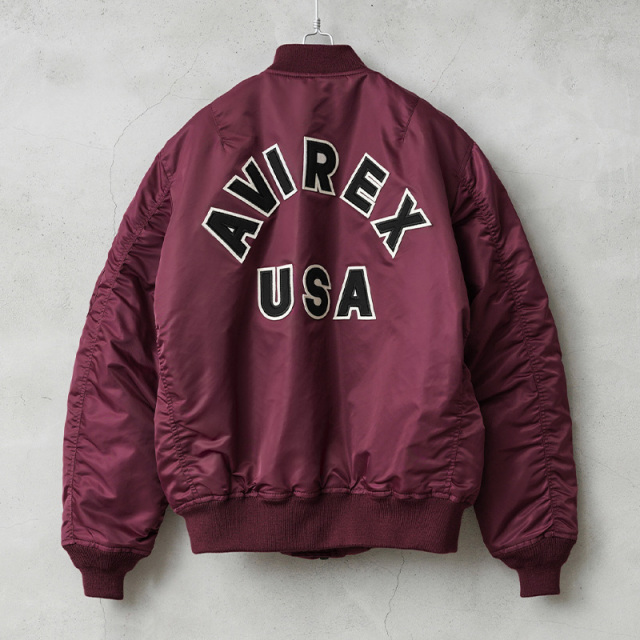 AVIREX アビレックス 6102171 COMMERCIAL LOGO MA-1フライトジャケット