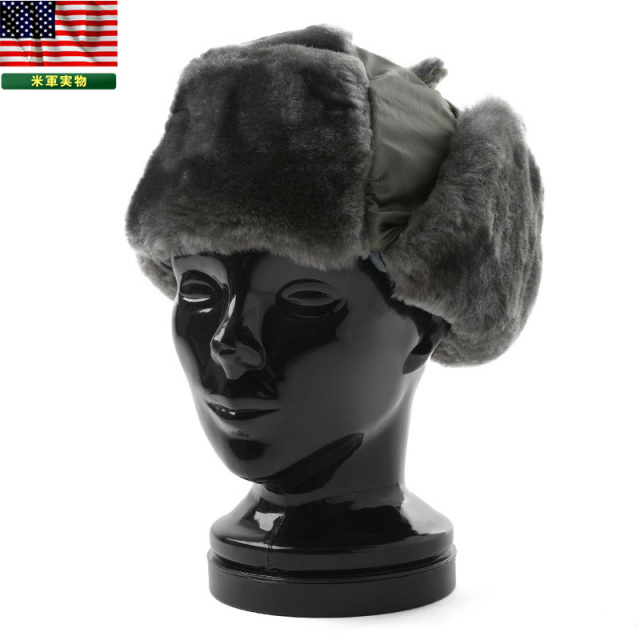 米軍 USAF B-9B WINTER FLYER'S HELMET HAT ウィンターフライヤーズ ヘルメットハット 米軍放出品 ミリタリー ...