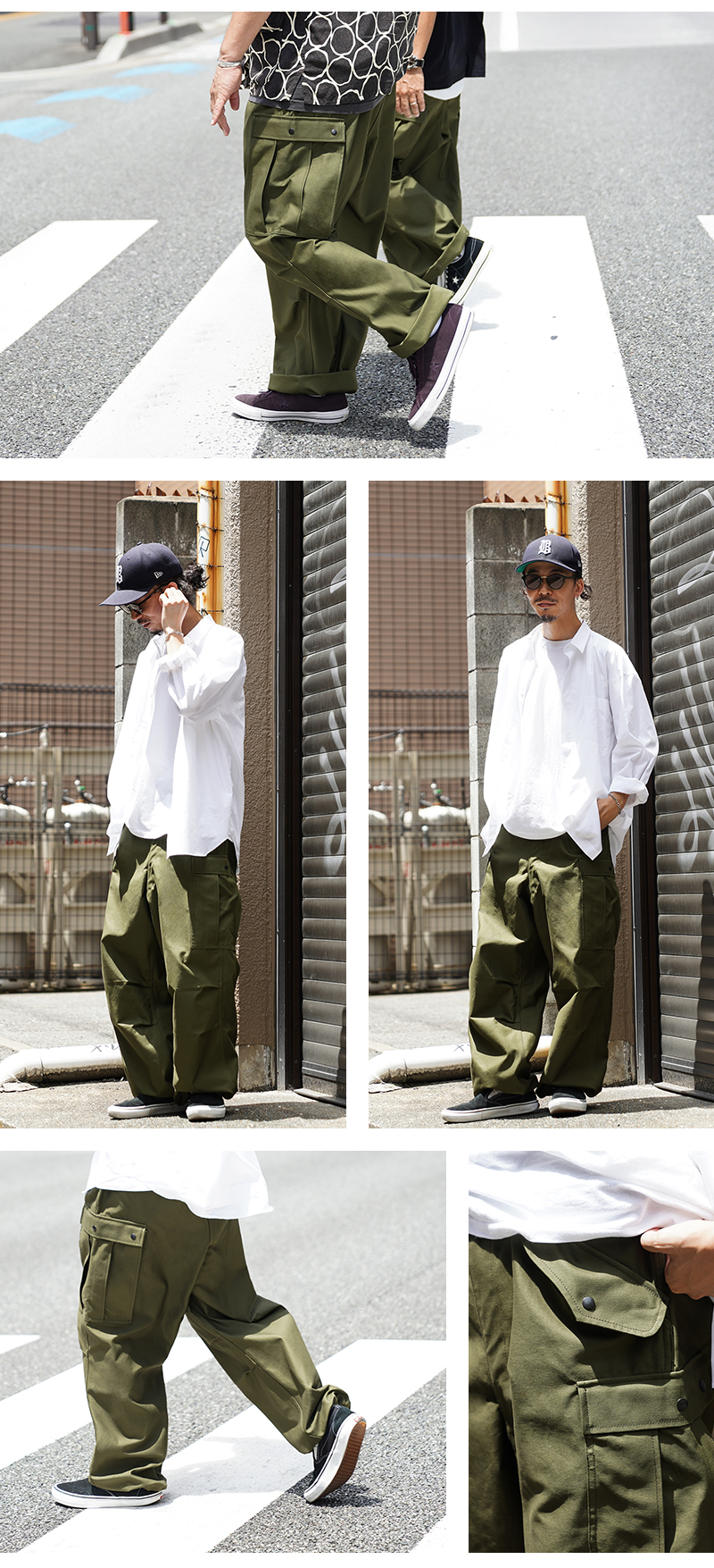 WAIPER.inc 米軍 M-51 フィールドカーゴパンツ オープンボタン【WP1107】 ミリタリーファッション