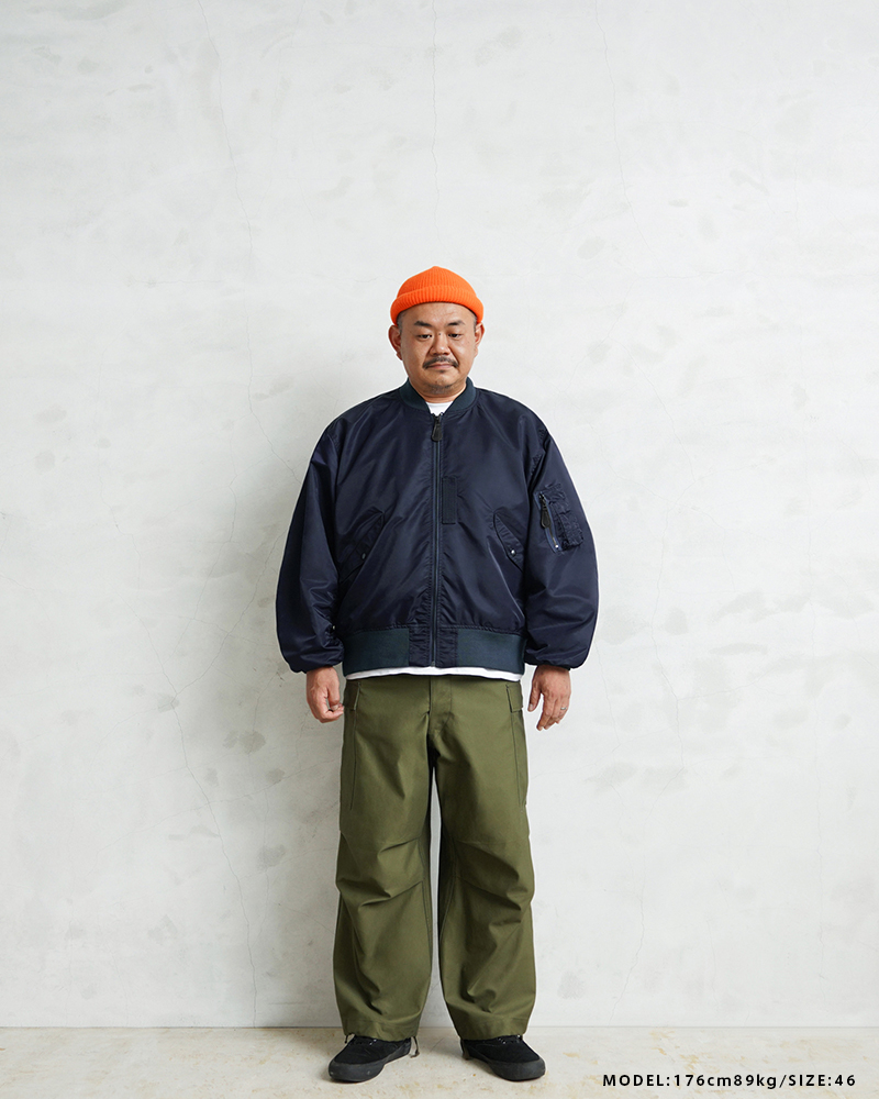 WAIPER.inc 米軍 L-2A フライトジャケット MIL-J-5392Aモデル NAVY カスタムモデル【WP145】