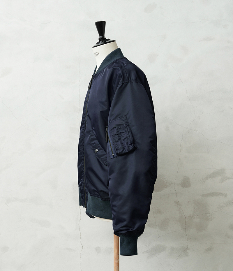 WAIPER.inc 米軍 L-2A フライトジャケット MIL-J-5392Aモデル NAVY カスタムモデル【WP145】 ミリタリーファッション