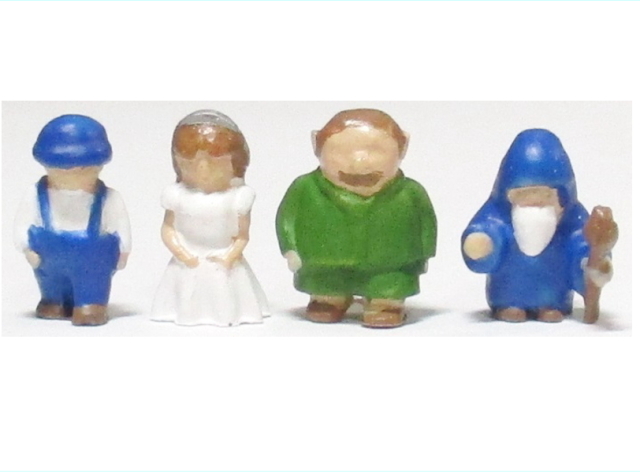 RPG風「街の人」【YSK】【鉄道模型】【レジンキット】【フリースケール】【RPG風】