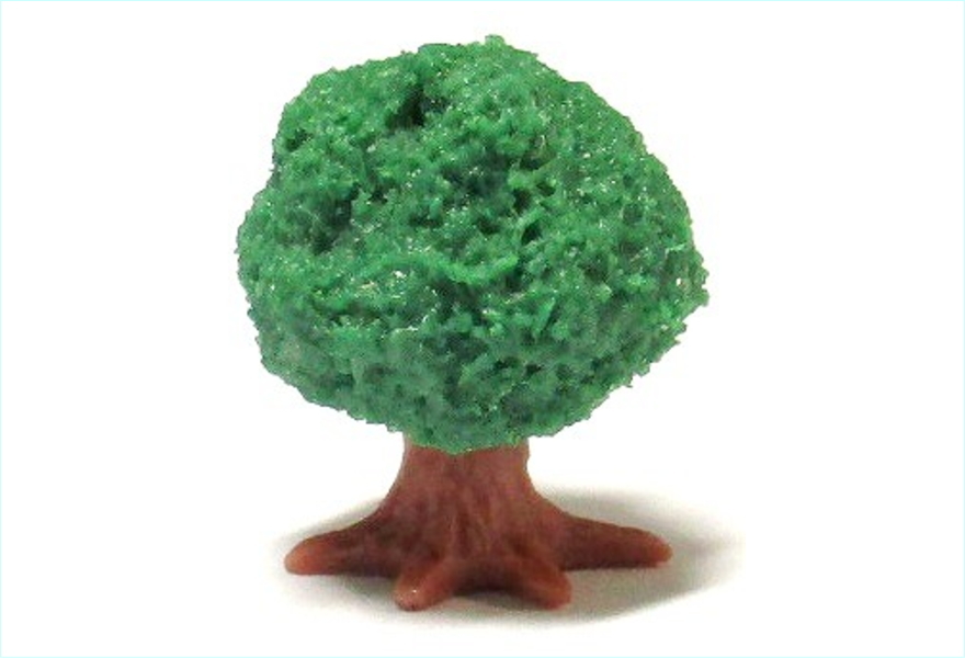 RPG風「街路樹」3個入【YSK】【鉄道模型】【レジンキット】【フリースケール】【ゲーム風】【ネコポス可】