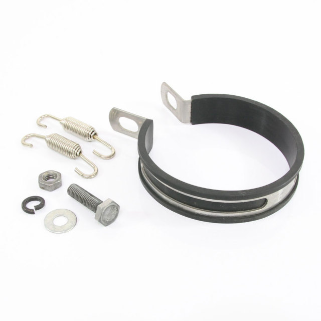 汎用 差込径 φ50.8 アルミ製 サイレンサー 80φx240mm スリップオン マフラー