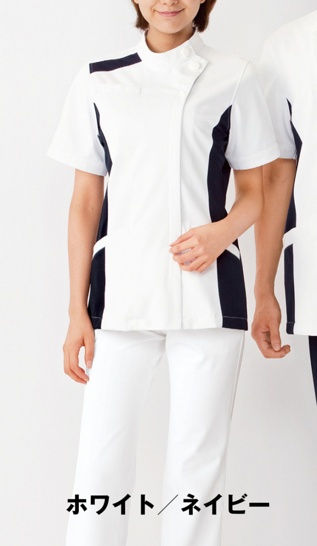 【KAZEN（旧アプロン）】084【ケーシー・KC・ナースジャケット・半袖ナースウェア・レディース】 白衣・ナースウェア・ナースシューズの専門店ホワイトロード