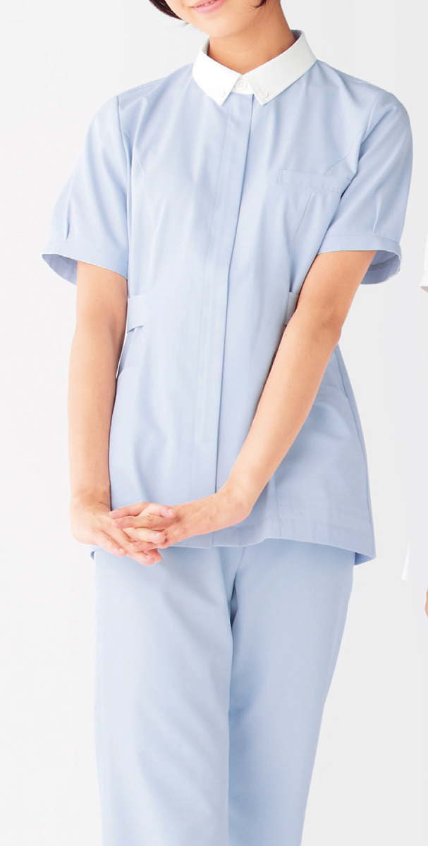 【KAZEN（旧アプロン）】773【ナースジャケット・半袖ナースウェア・上衣・レディース】 白衣・ナースウェア・ナースシューズの専門店ホワイトロード