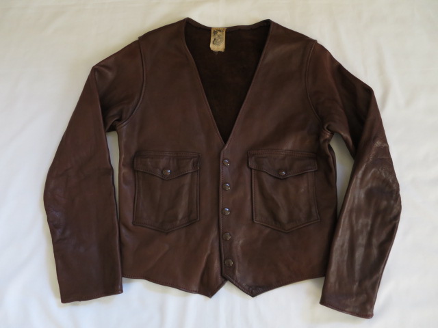 60’S Leather Engineer jacket WICKED