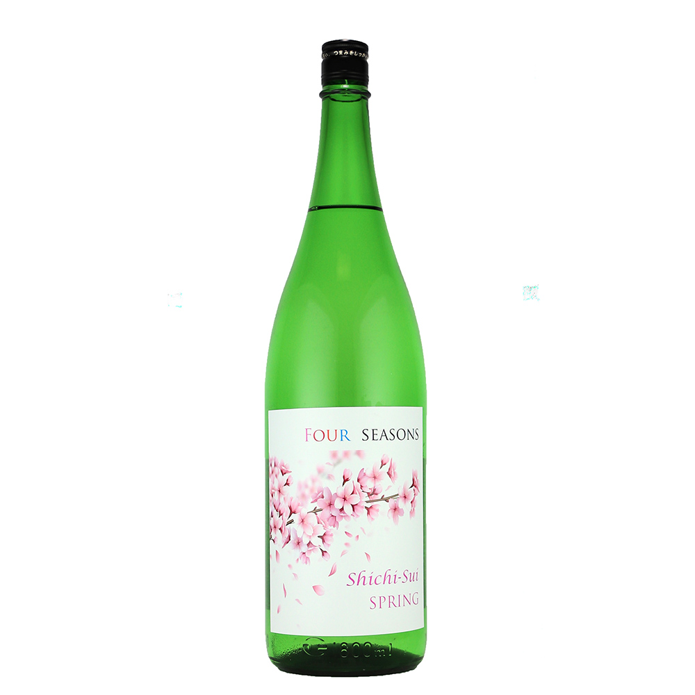 七水(しちすい) FOUR-SEASONS SPRING 純米酒 1800ml 日本酒・焼酎の通販｜大和屋酒舗