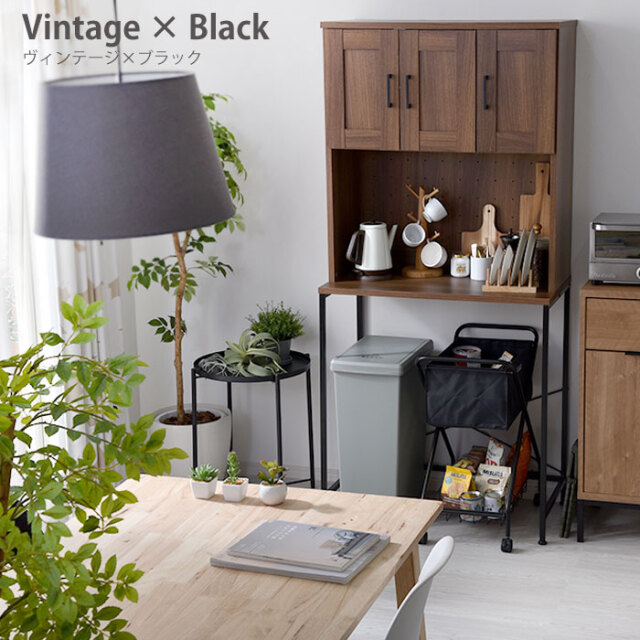 キッチン収納 ゴミ箱上オープンラック 【00-100082】｜激安アウトレット家具通販ワイエムワールド