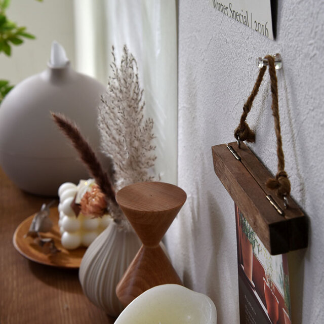 壁掛け アンティーク風 ハンキングクリップ Sサイズ サンチ 【48-100080】｜激安アウトレット家具通販ワイエムワールド