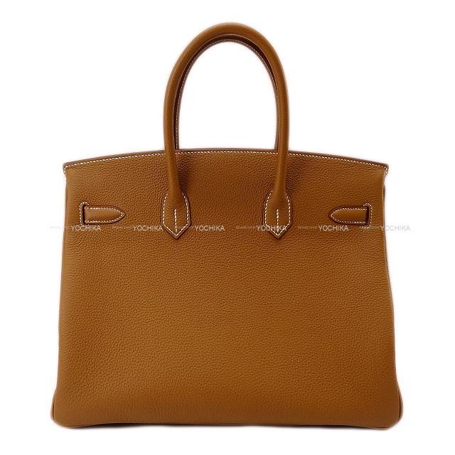 HERMES エルメス ハンドバッグ バーキン35 ゴールド トゴ ゴールド金具