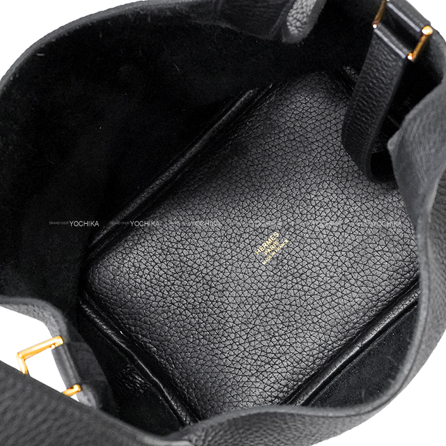 HERMES エルメス ハンドバッグ ピコタンロック 18 PM 黒 (ブラック