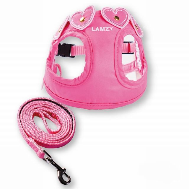 ラムジー ソフト ツイン ハート 【 Lamzy ハーネス かわいい おしゃれ 獣医師監修 横から見たら可愛いシリーズ
