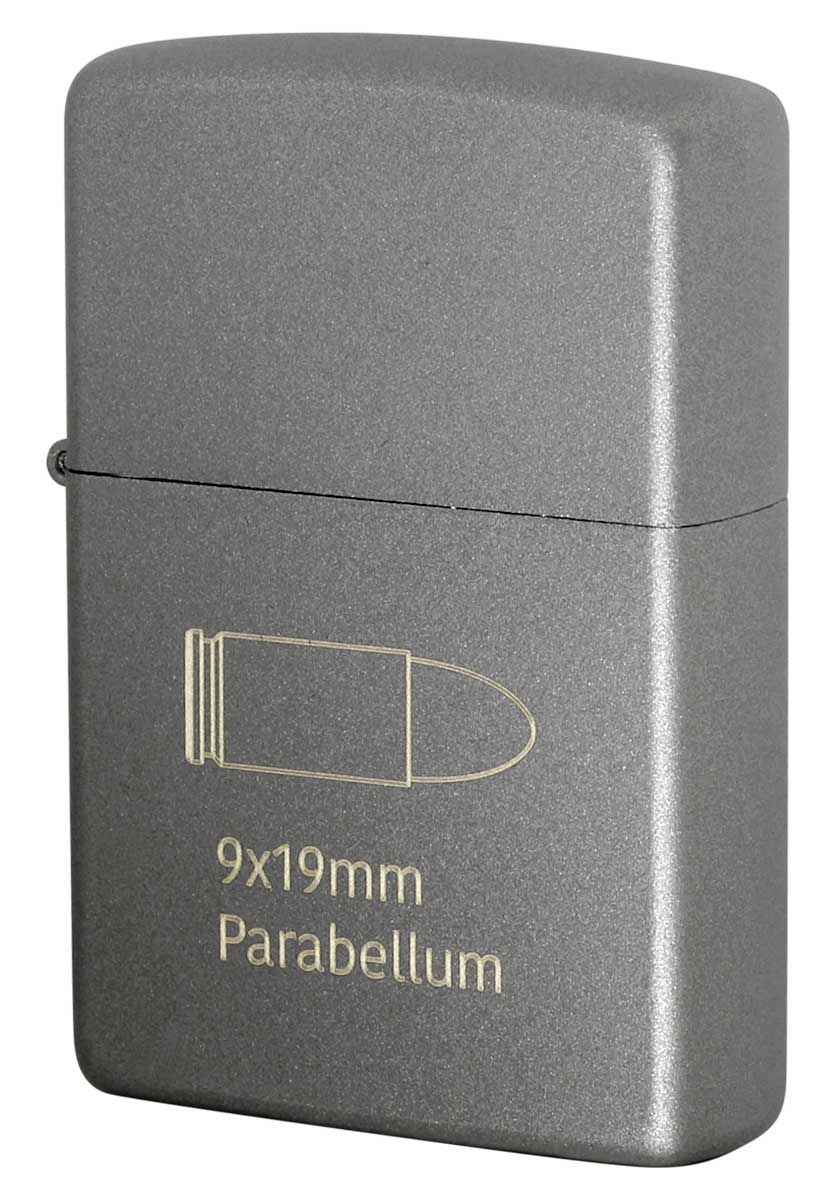Zippo ジッポー CERAKOTE BULLET セラコート ビュレット Parabe GRAY 63470498｜Zippo専門店 ...