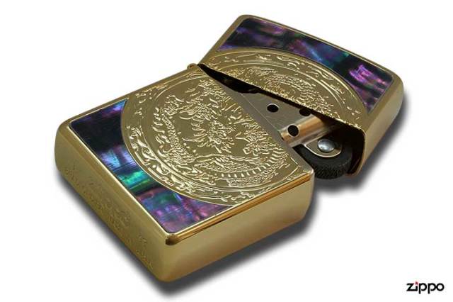 Zippo ジッポー Dragon Shellfish ドラゴンシェル 2G-DRSF メール便可｜Zippo専門店フラミンゴ：本店