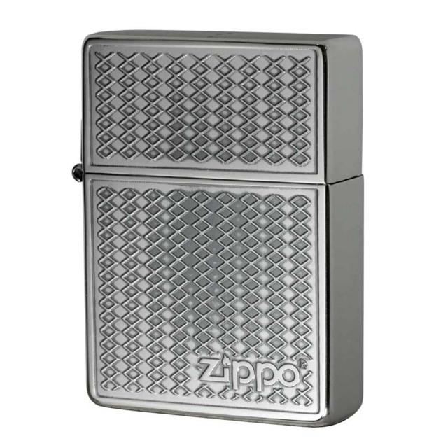 Zippo ジッポー 1935レプリカ グリルメッシュ シルバーいぶし 両面加工 1935 Grill Mesh Silver Oxidized C｜Zippo専門店フラミンゴ：本店
