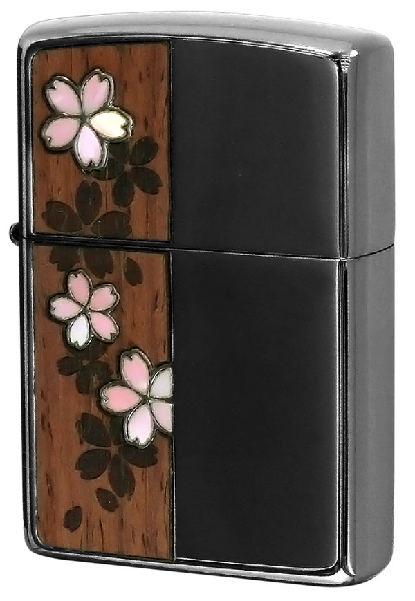 Zippo ジッポー Shell＆Wood 桜 Cherry blossoms 2CSW-BN｜Zippo専門店フラミンゴ：本店