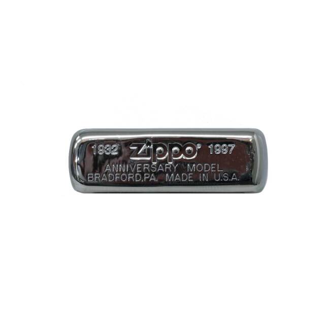 絶版/ヴィンテージ Zippo ジッポー 中古 1997年製造65th Anniversary Commemorative 1997 Limited Edition フラットトップ [S]ほぼ ...