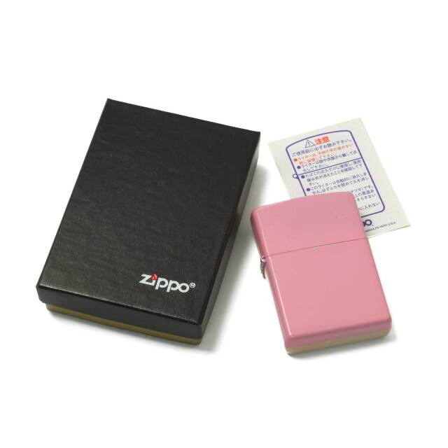 絶版/ヴィンテージ Zippo ジッポー 中古 2002年製造ZIPPO Paul Smith ツートンカラー 試作品 ピンク＆ベージュ [S]ほぼ新品同様｜Zippo専門店フラミンゴ：本店