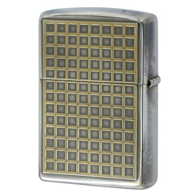 絶版/ヴィンテージ Zippo ジッポー 中古 2005年製造ZIPPO Paul Smith Collection 裏面格子デザイン 逆エッチング [A]使用感少なく状態が良い｜Zippo ...