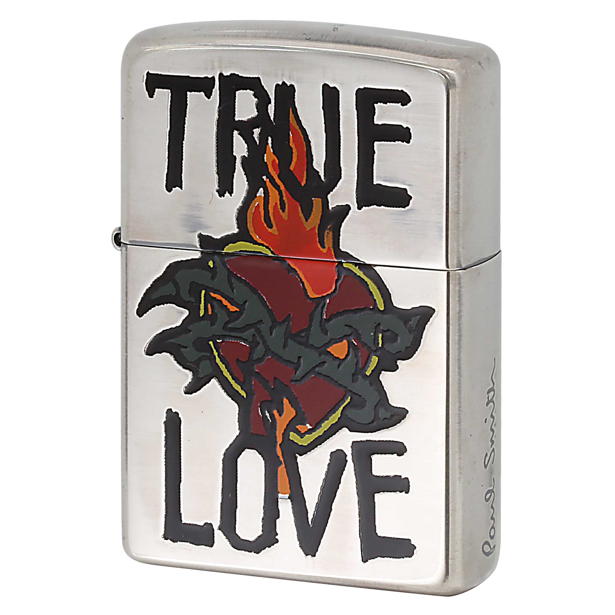 絶版/ヴィンテージ Zippo ジッポー 中古 2008年製造ZIPPO Paul Smith TRUE LOVE 真実の愛 [S]ほぼ新品同様｜Zippo専門店フラミンゴ：本店