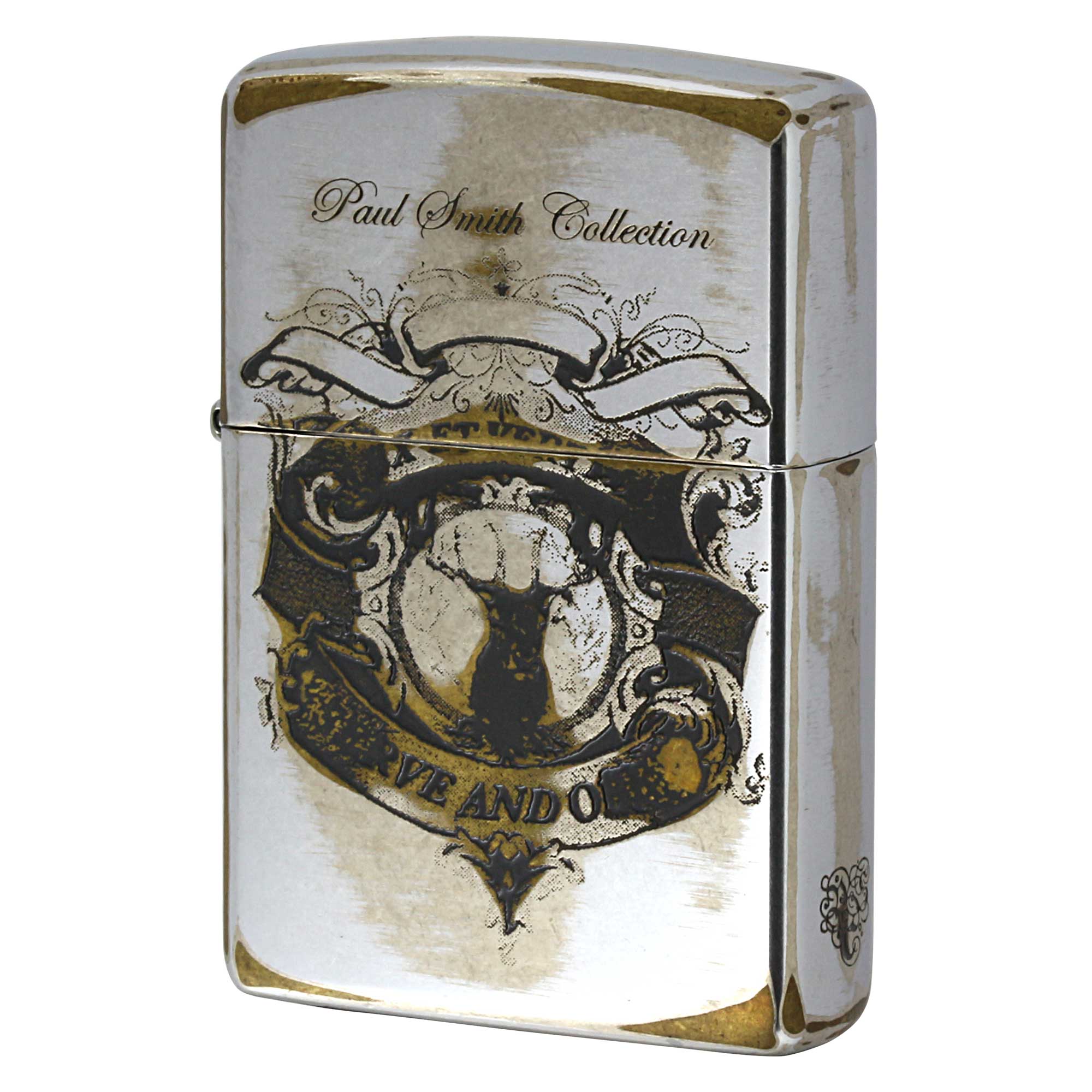 絶版/ヴィンテージ Zippo ジッポー 中古 2006年製造ZIPPO Paul Smith Collection 紋章 ユーズドフィニッシュ [S]ほぼ新品同様｜Zippo専門店フラミンゴ：本店