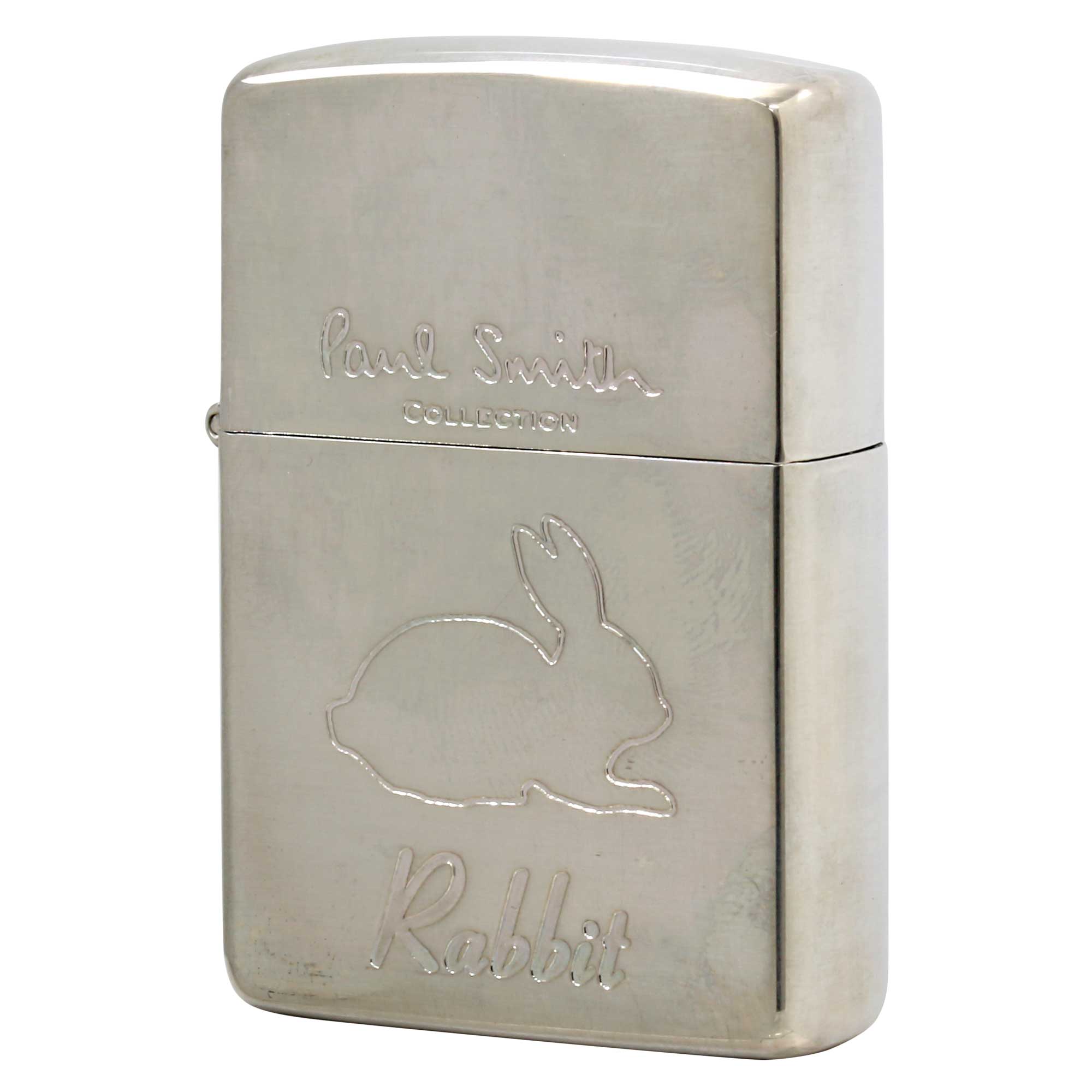 絶版/ヴィンテージ Zippo ジッポー 中古 1997年製造ZIPPO Paul Smith Collection ポール・スミス コレクション うさぎ ラビット [A]使用感少なく状態が ...