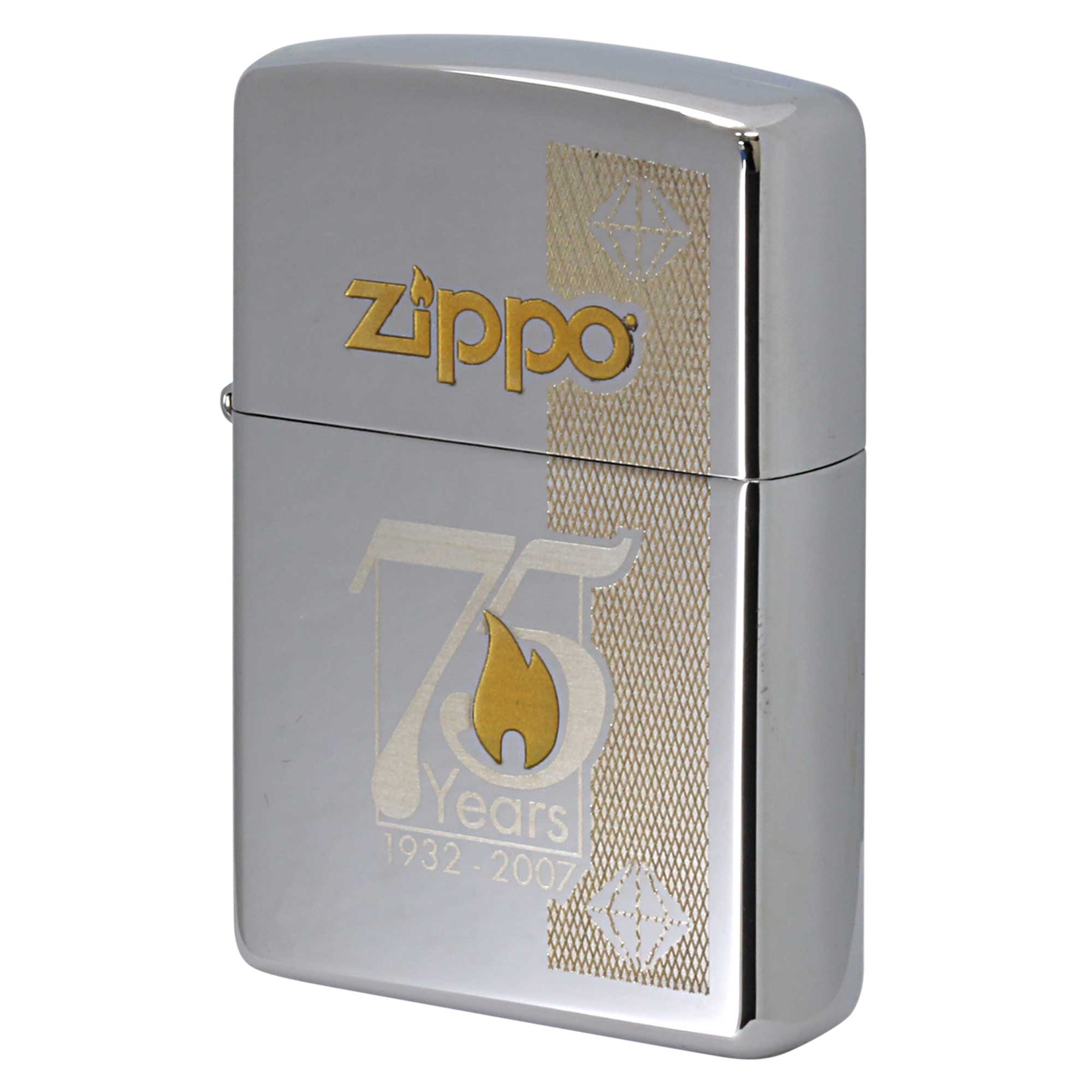 絶版/ヴィンテージ Zippo ジッポー 中古 2007年製造Zippo社創立75周年記念ジッポー 通常版 [S]ほぼ新品同様｜Zippo専門店フラミンゴ：本店