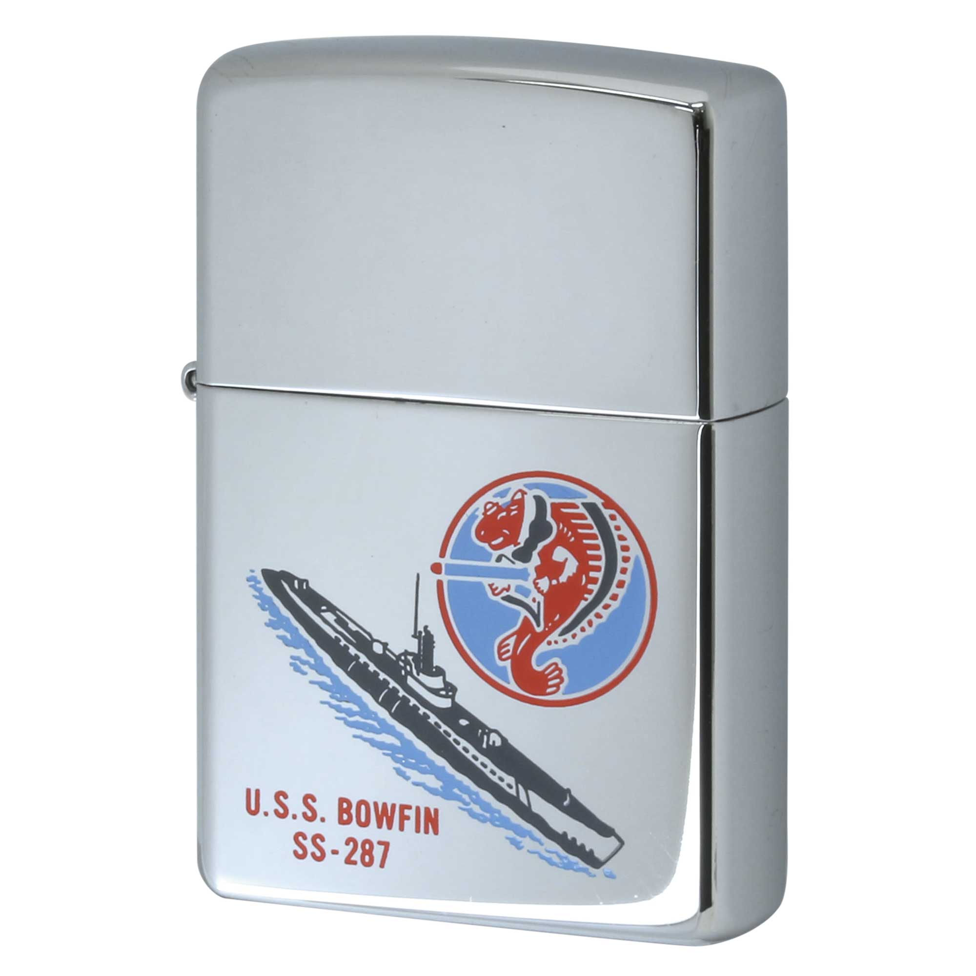 絶版/ヴィンテージ Zippo ジッポー 中古 2002年製造250 USS BOWFIN SS-287 [A]使用感少なく状態が良い ...
