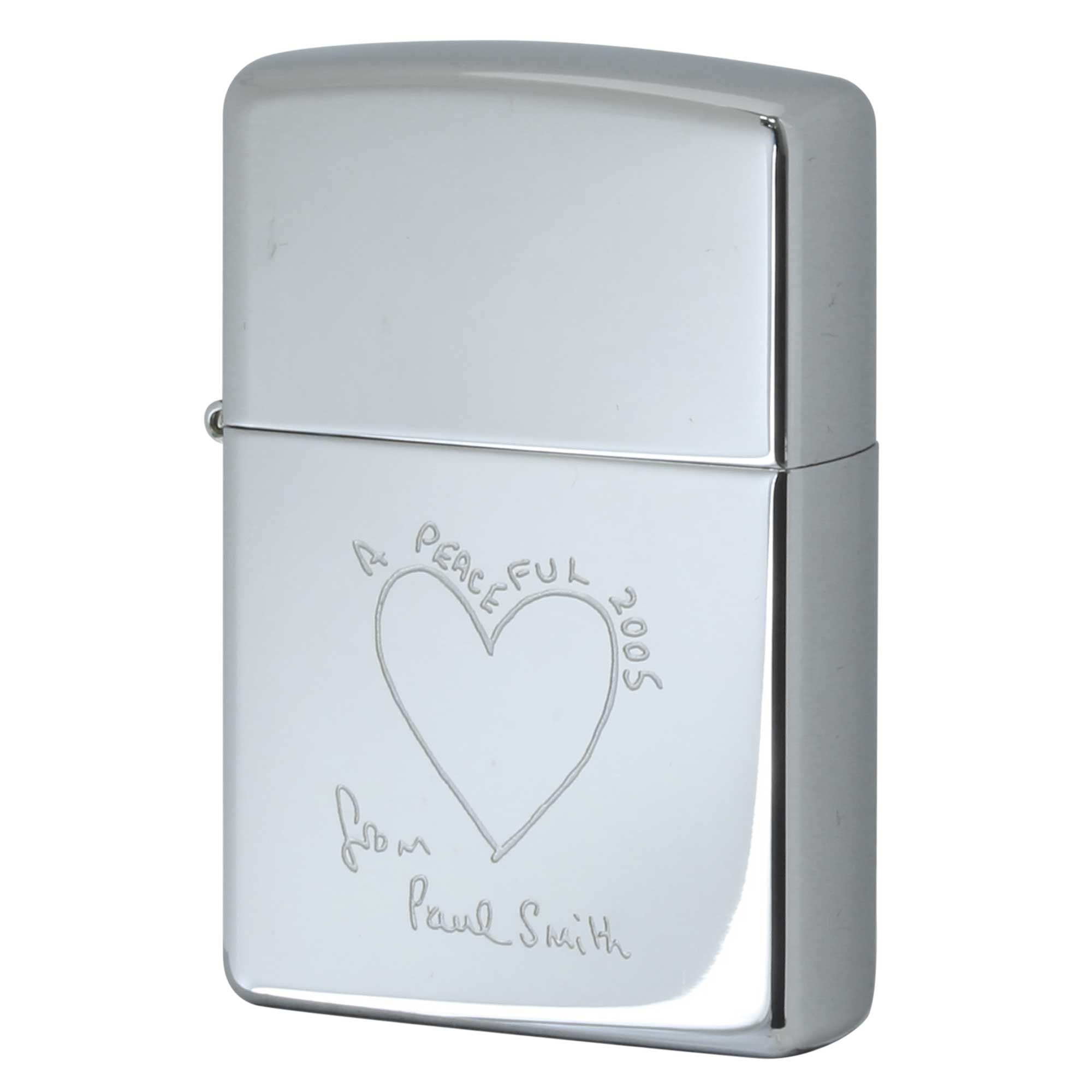 絶版/ヴィンテージ Zippo ジッポー 中古 2004年製造ZIPPO Paul Smith Peaceful 2005 [S]ほぼ新品同様｜Zippo専門店フラミンゴ：本店