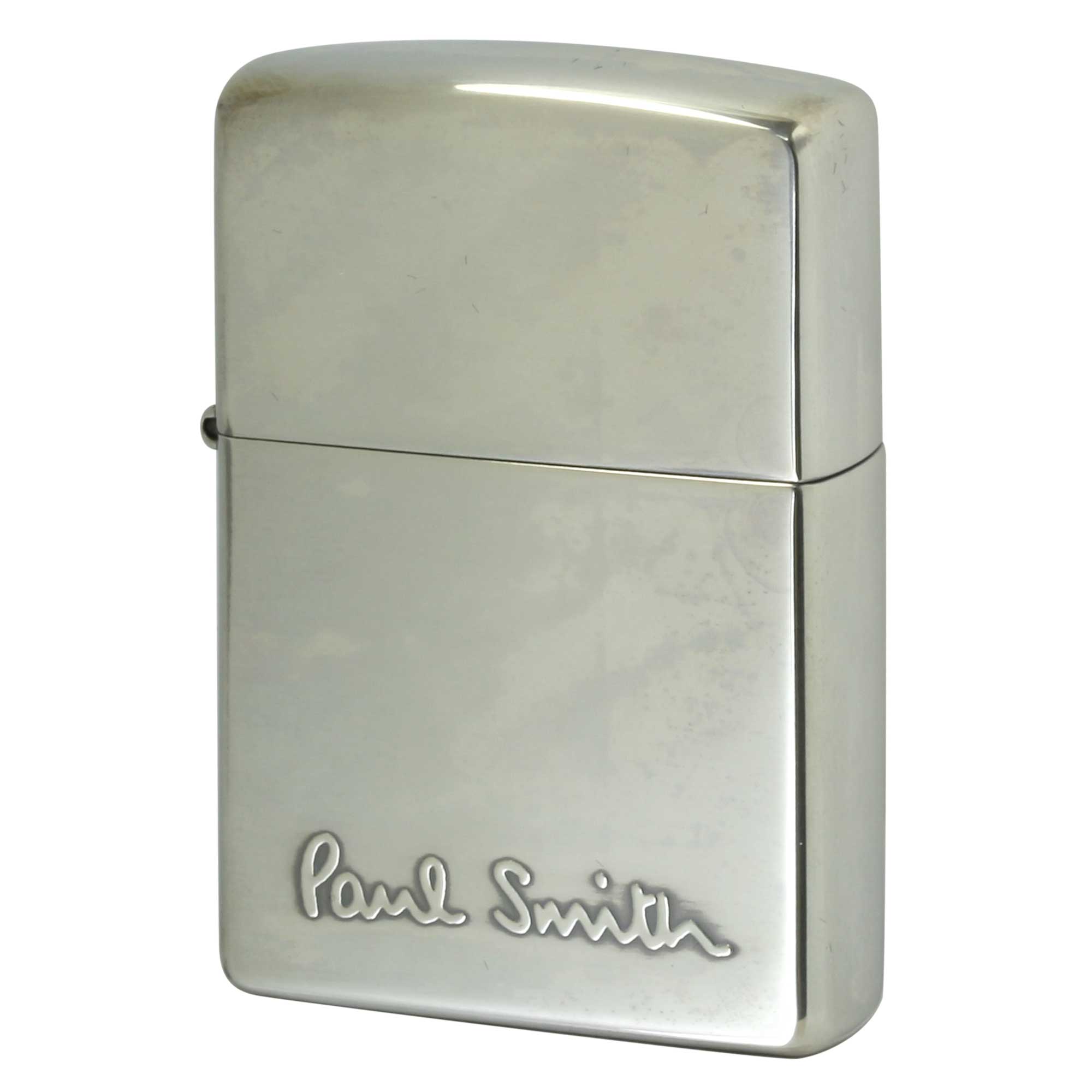 絶版/ヴィンテージ Zippo ジッポー 中古 2002年製造ZIPPO Paul Smith LOGO ロゴ 逆エッチング 銀メッキ [S]ほぼ新品同様｜Zippo専門店フラミンゴ：本店